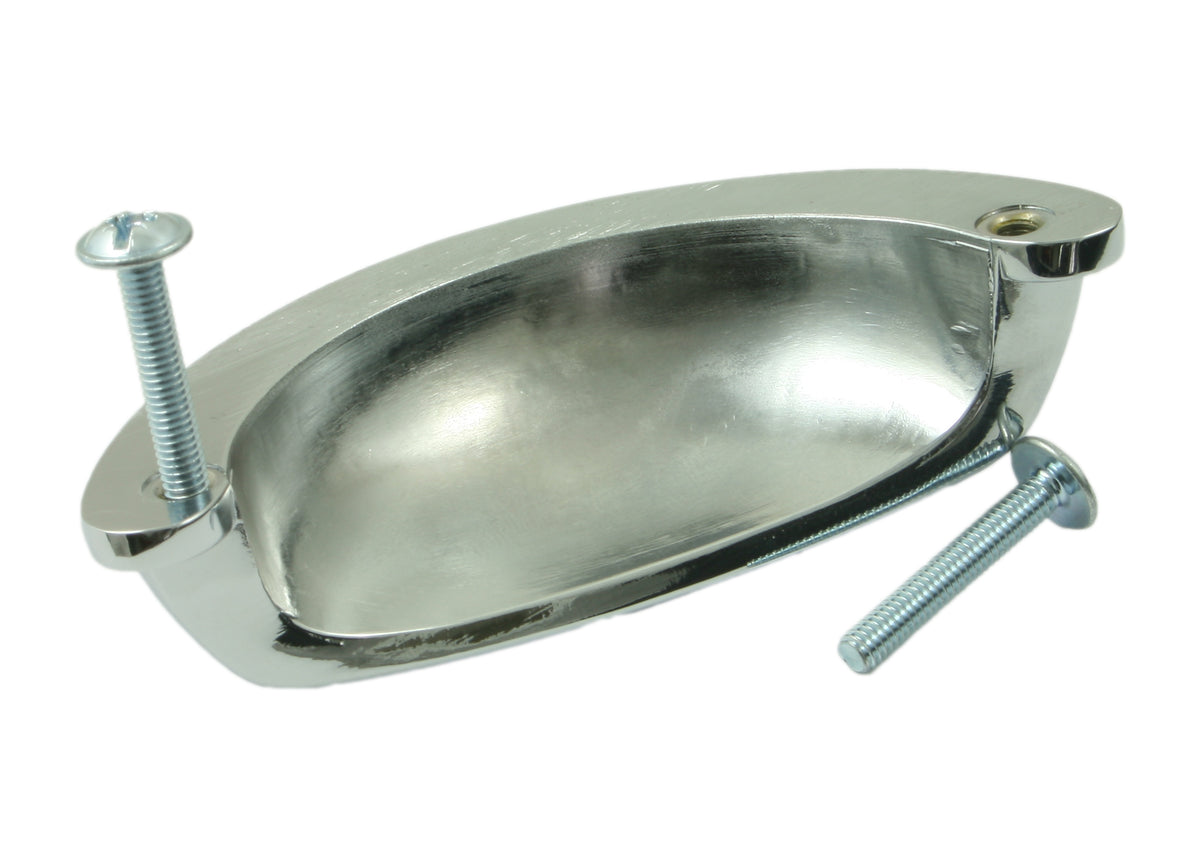Drawer Cup Handle | Polished Chrome