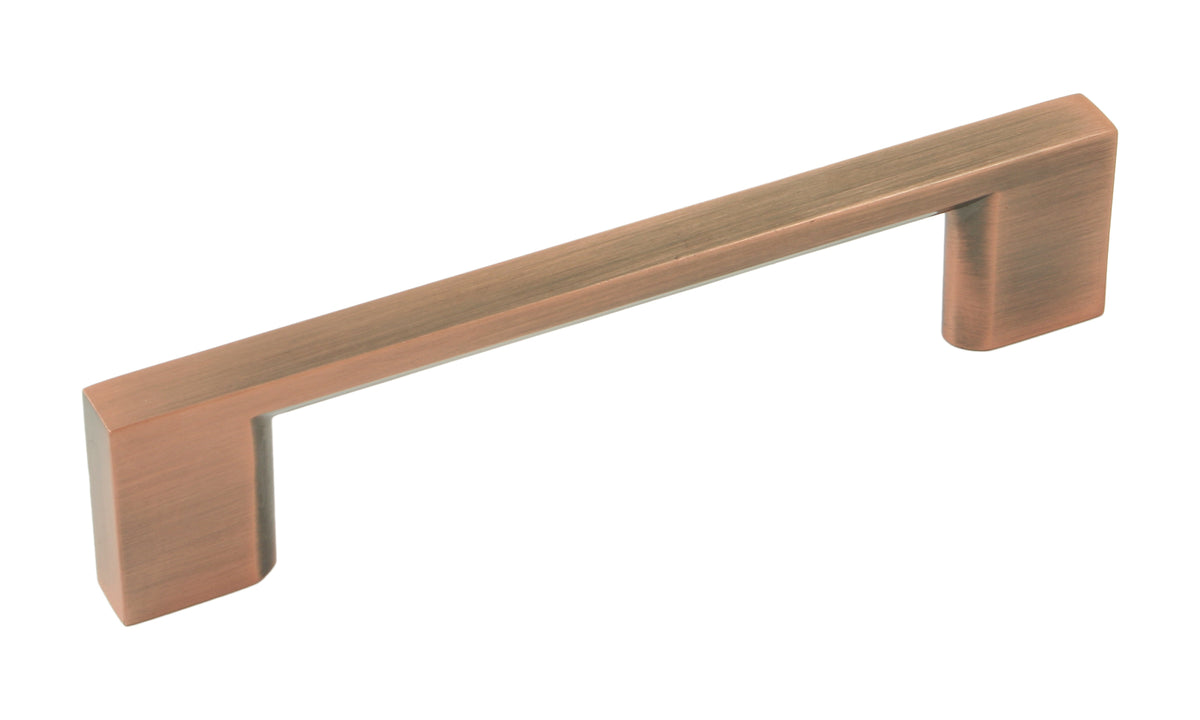 Antique Copper Slim Pull Handle - 2 Lengths